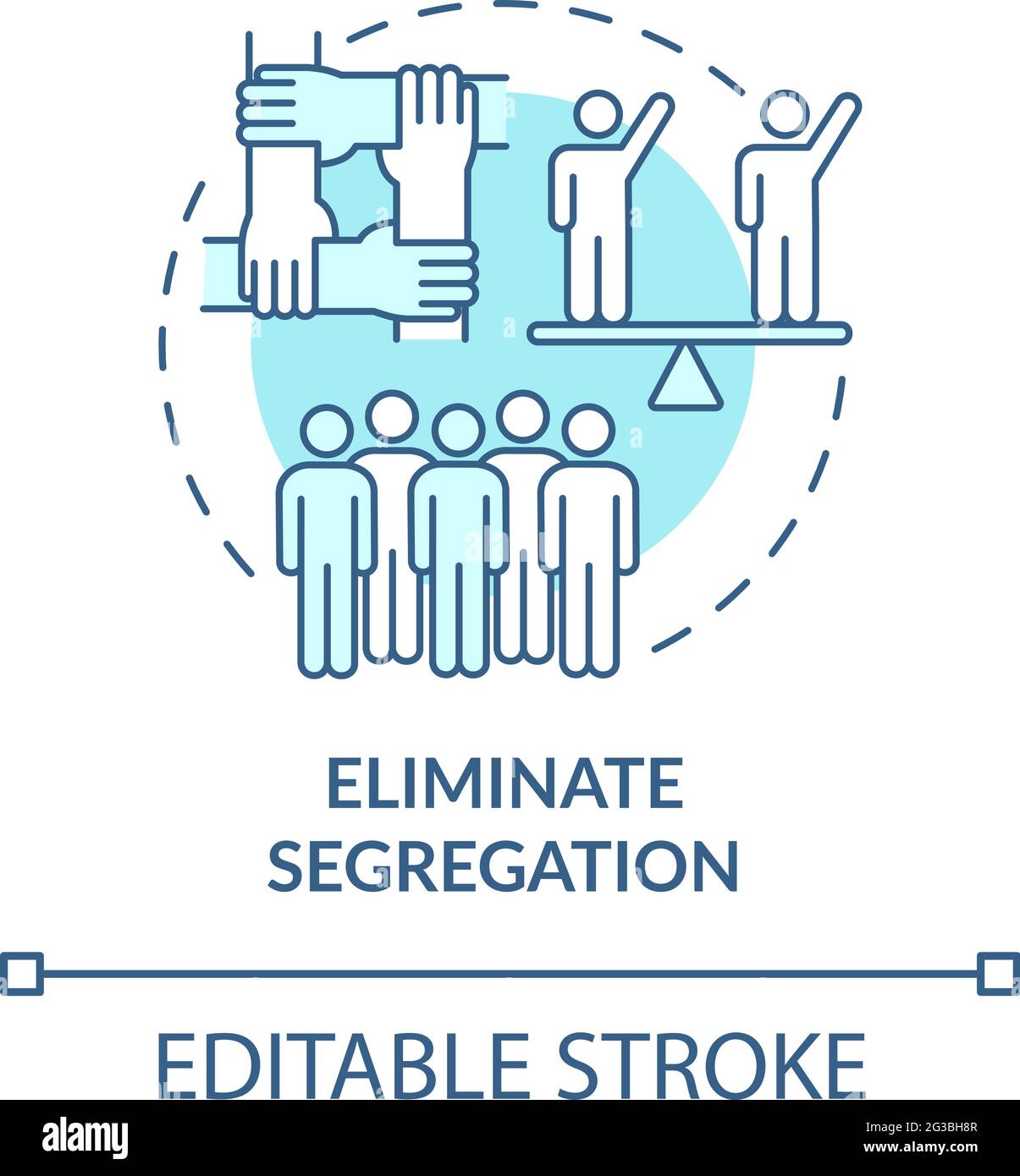 Racial segregation sign Stock Vector Images - Alamy