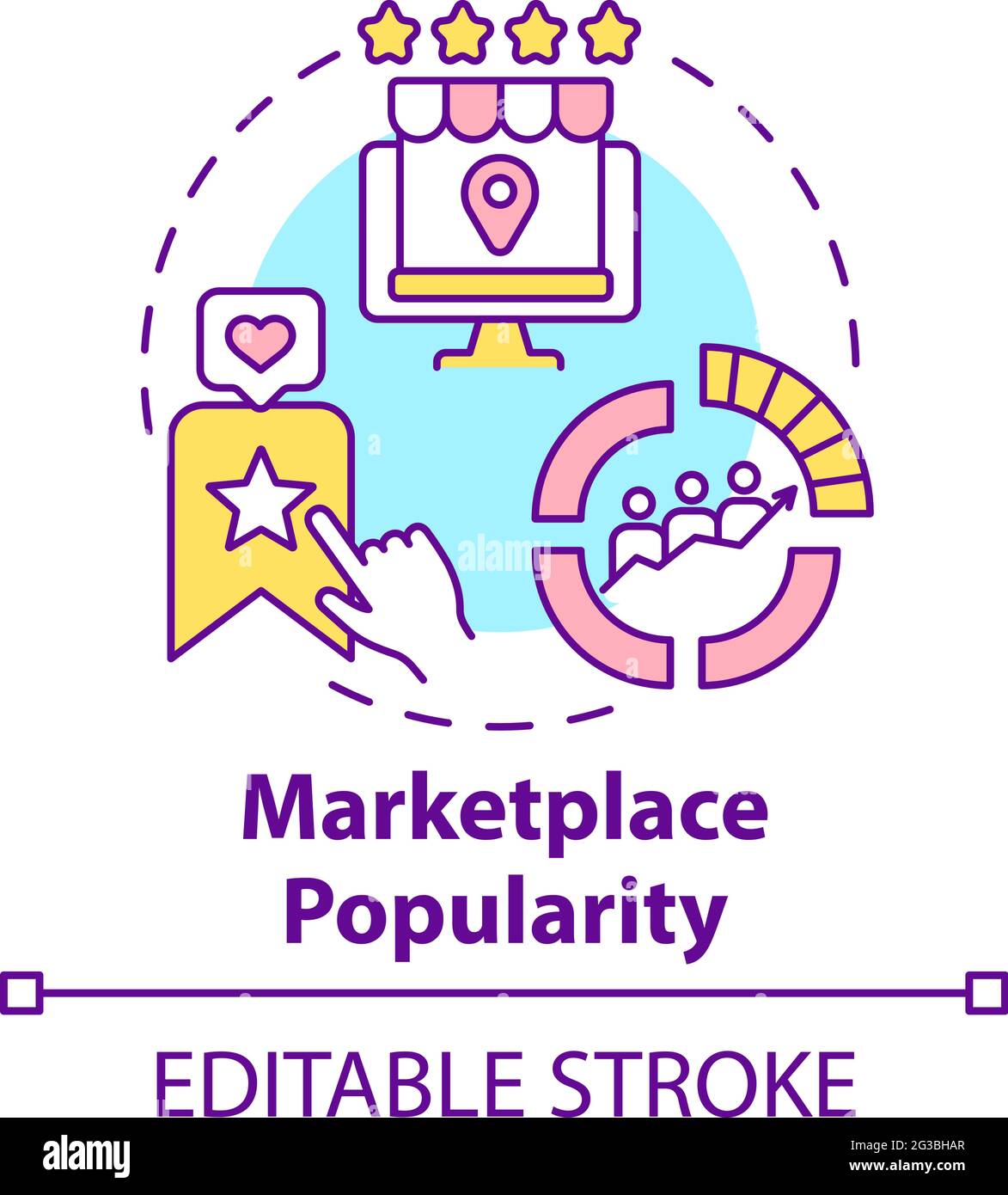 Popularity icon hi-res stock photography and images - Alamy