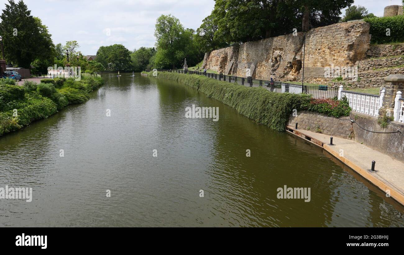 A Medieval castle in Tonbridge Kent Stock Photo - Alamy