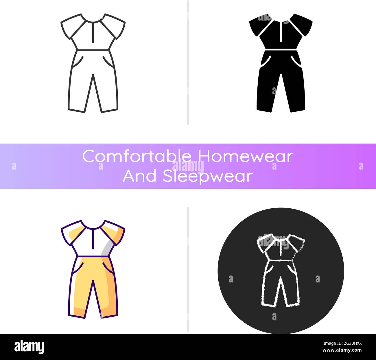 Female jumpsuit Stock Vector Images - Alamy