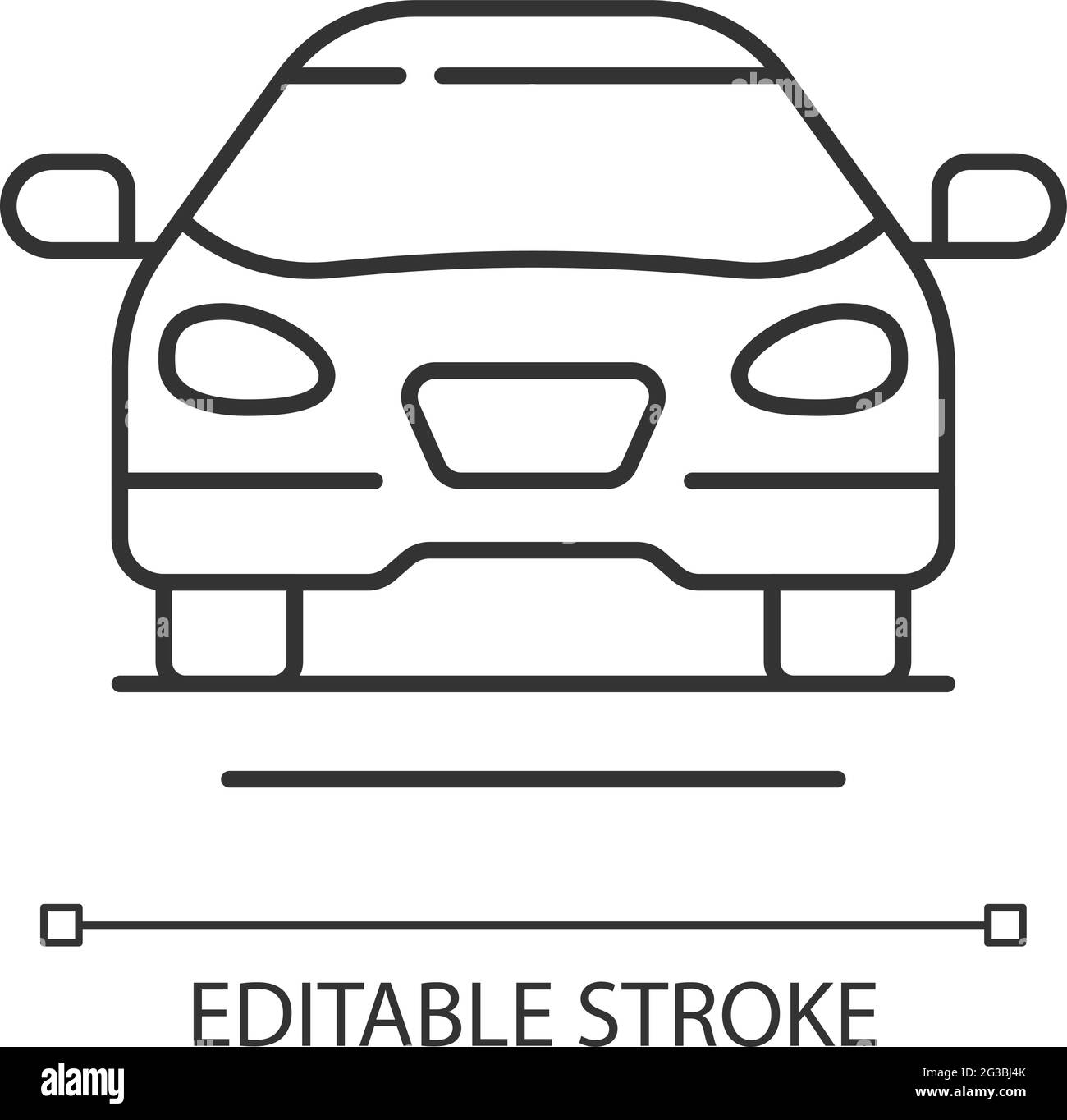 Sedan car linear icon Stock Vector Image & Art - Alamy