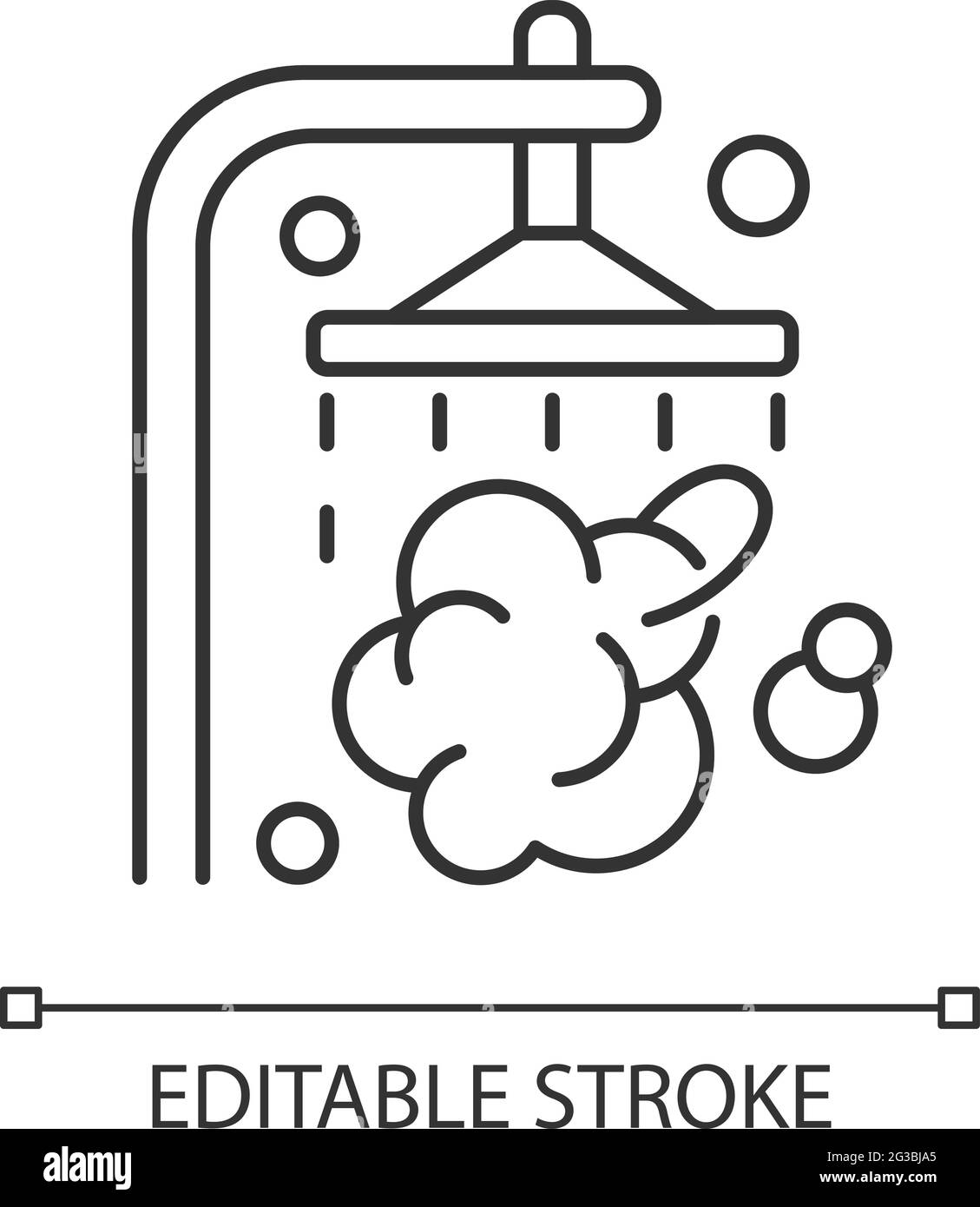Shower linear icon Stock Vector Image & Art - Alamy