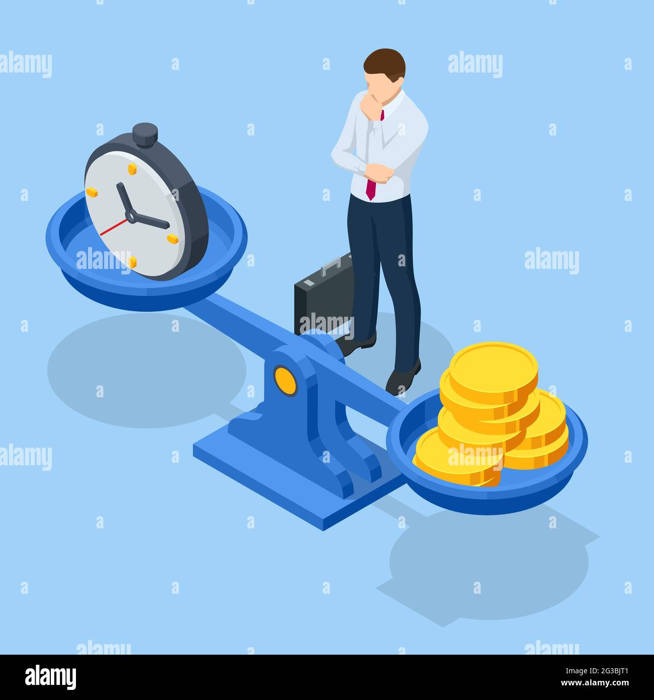 Balance scale cartoon hi-res stock photography and images - Alamy