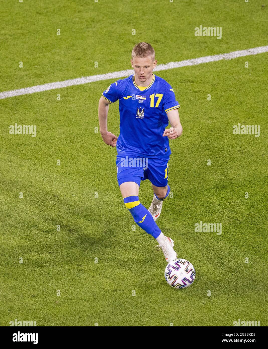 Oleksandr Zinchenko (Ukraine) Niederlande - Ukraine Amsterdam, 13.06. ...