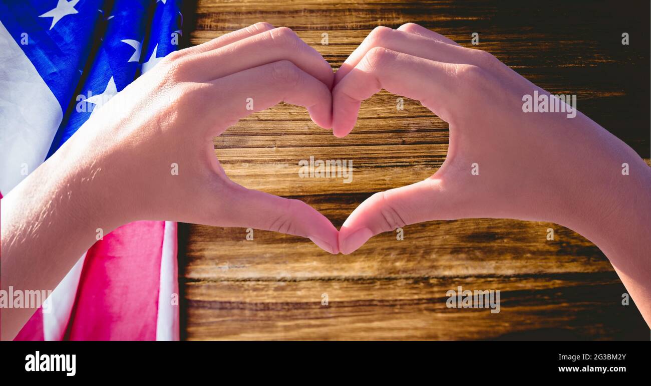 Heart shape with flag hi-res stock photography and images - Alamy