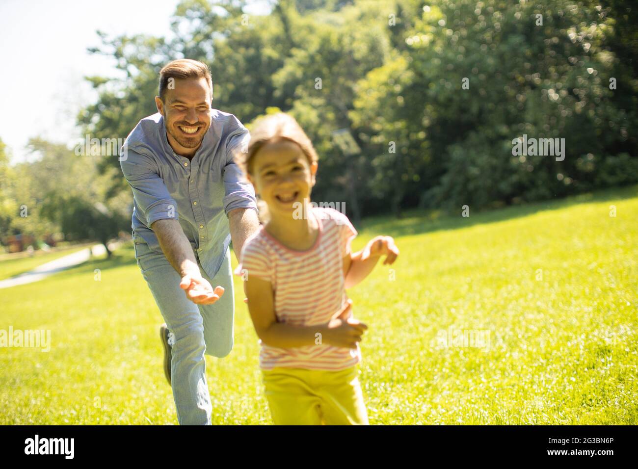 Man chasing girl hi-res stock photography and images - Alamy