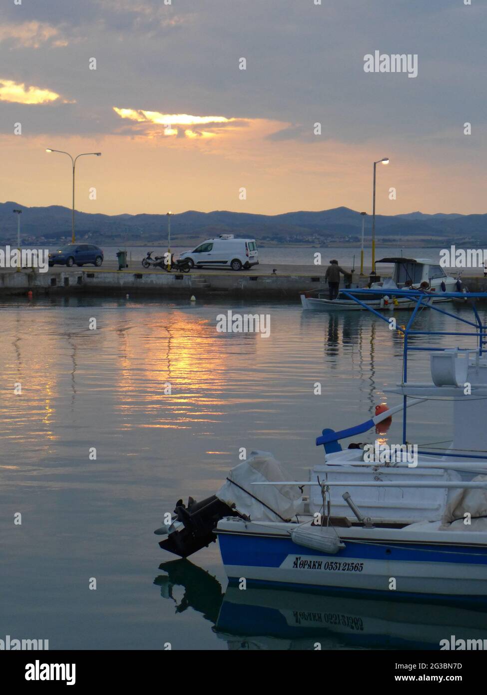 Greek island of Lemnos, gulf of Moudros Stock Photo - Alamy