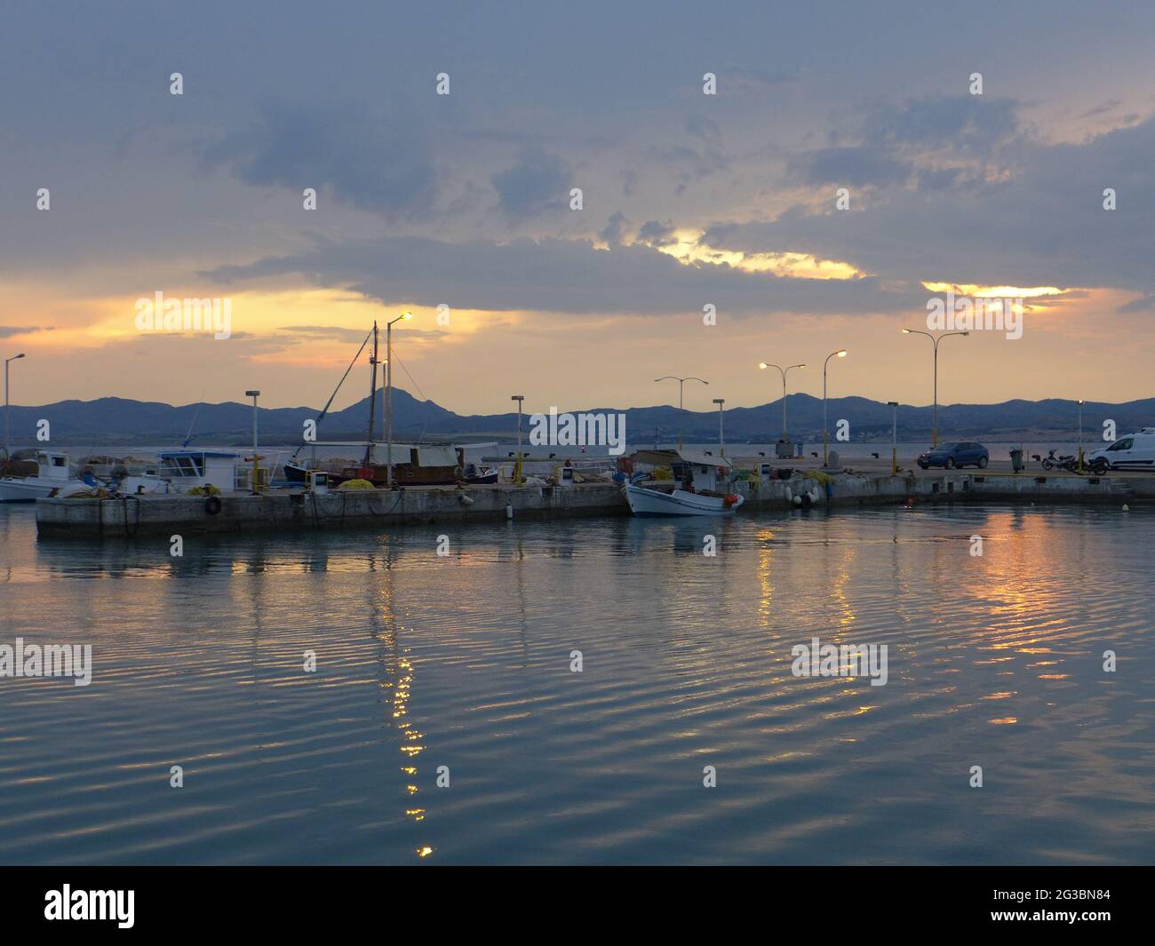 Greek island of Lemnos, gulf of Moudros Stock Photo - Alamy