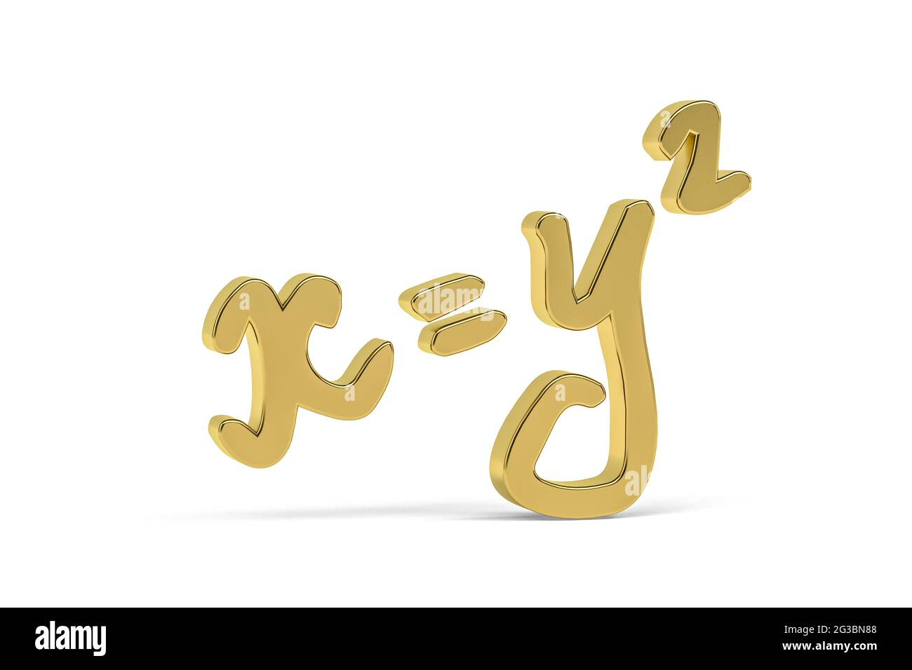 Golden 3d math icon isolated on white background - 3d render Stock ...