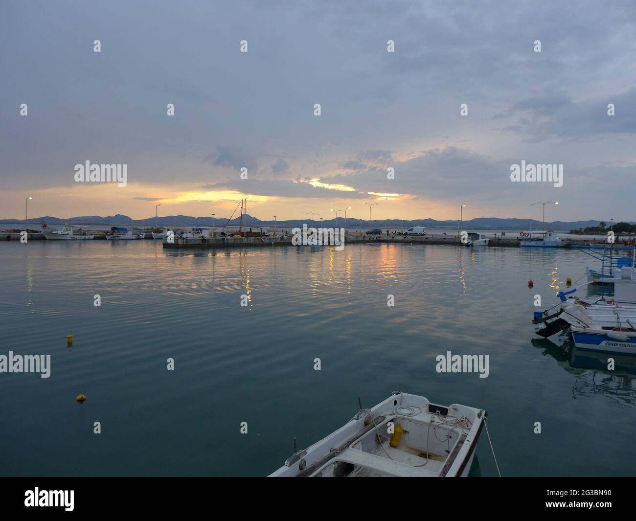 Greek island of Lemnos, gulf of Moudros Stock Photo - Alamy