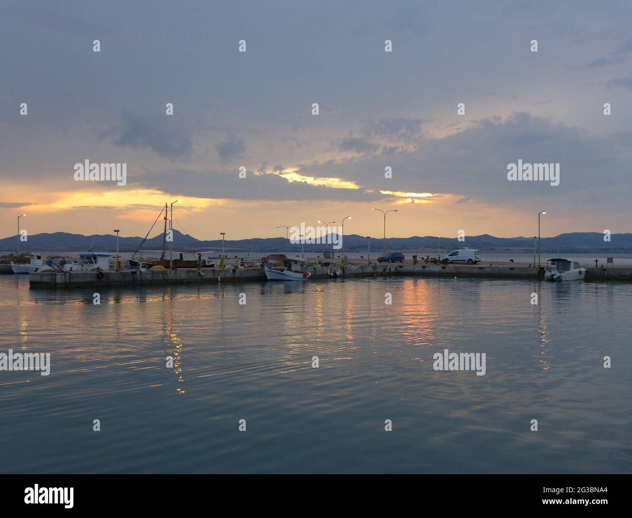 Greek island of Lemnos, gulf of Moudros Stock Photo - Alamy