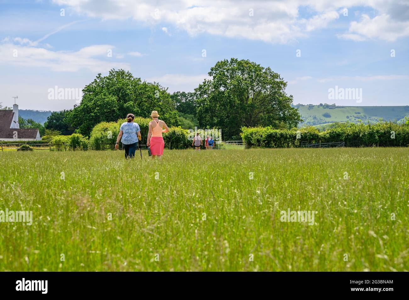Group of ramblers walking hi-res stock photography and images - Alamy