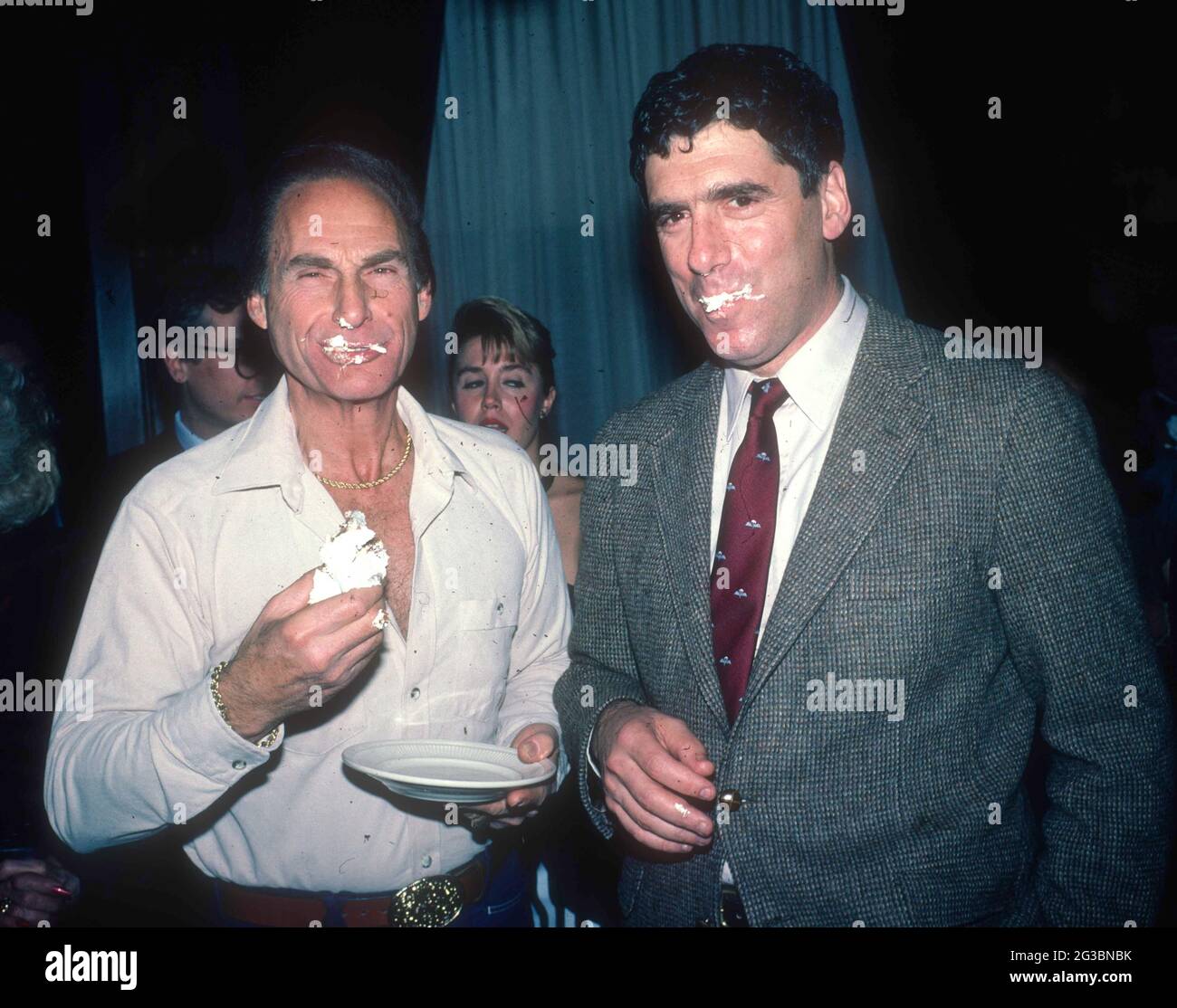 Sid Caesar Elliott Gould 1984Photo by Adam Scull/PHOTOlink / MediaPunch Stock Photo - Alamy