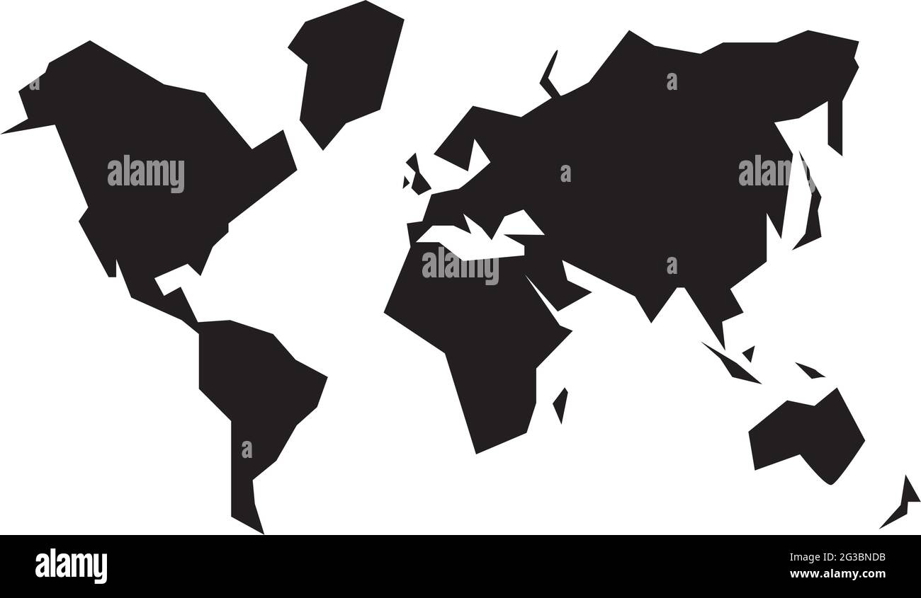 world planet earth silhouette Stock Vector Image & Art - Alamy