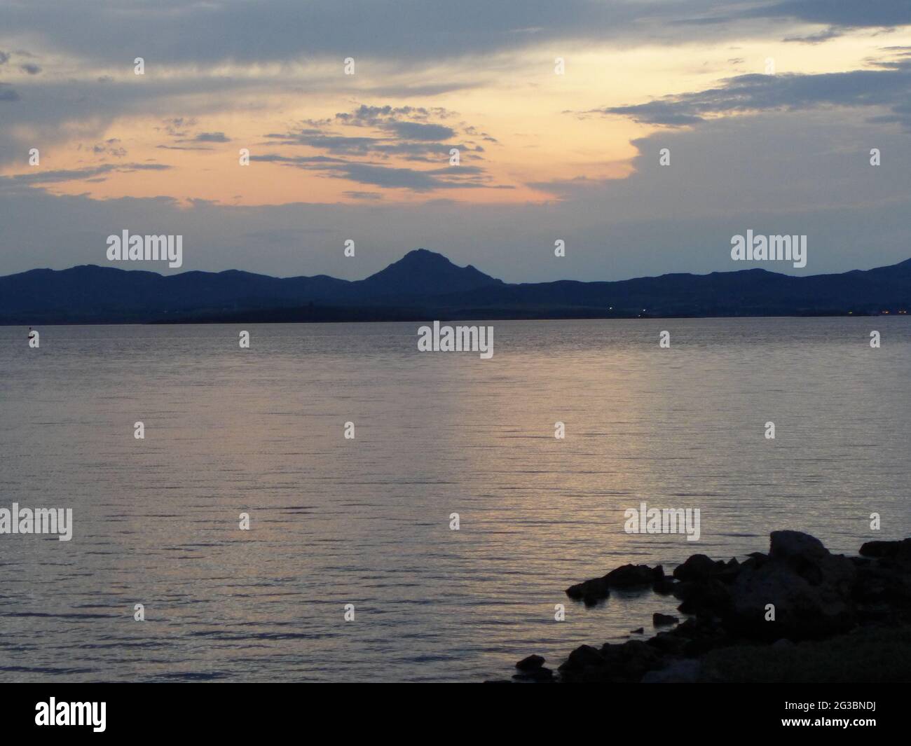 Greek island of Lemnos, gulf of Moudros Stock Photo - Alamy
