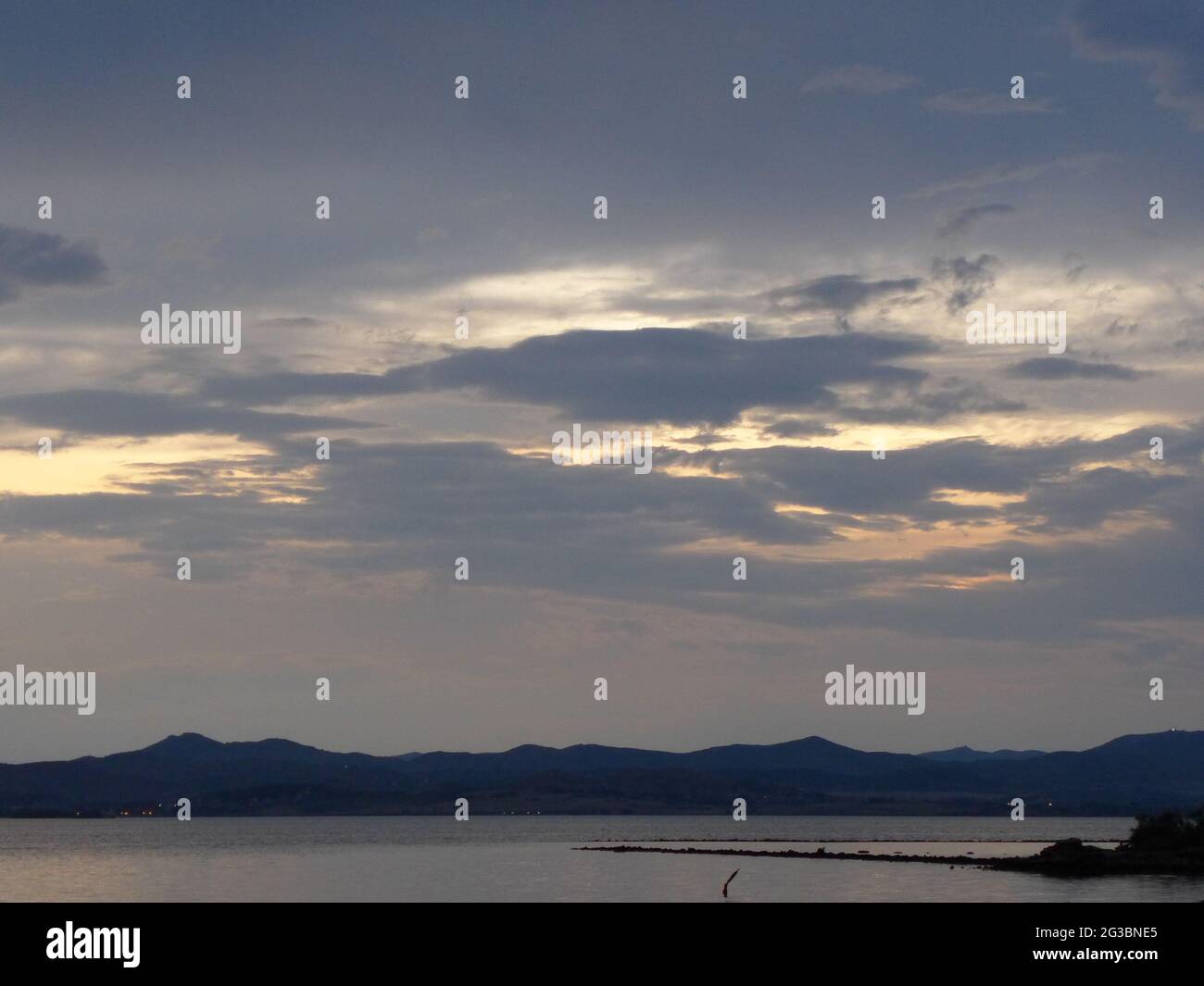 Greek island of Lemnos, gulf of Moudros Stock Photo - Alamy