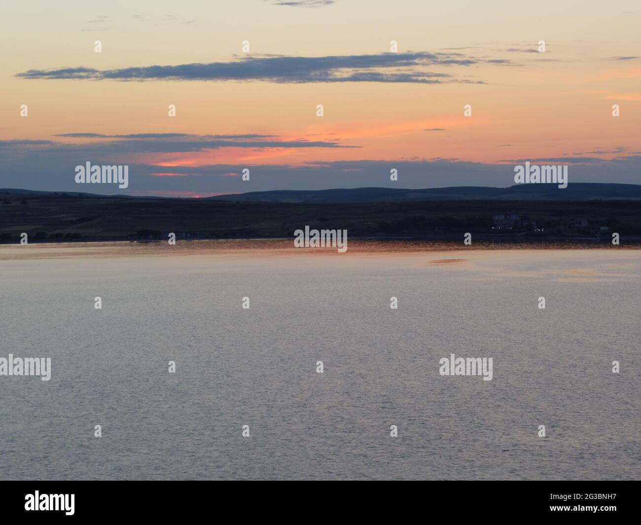 Greek island of Lemnos, gulf of Moudros Stock Photo - Alamy