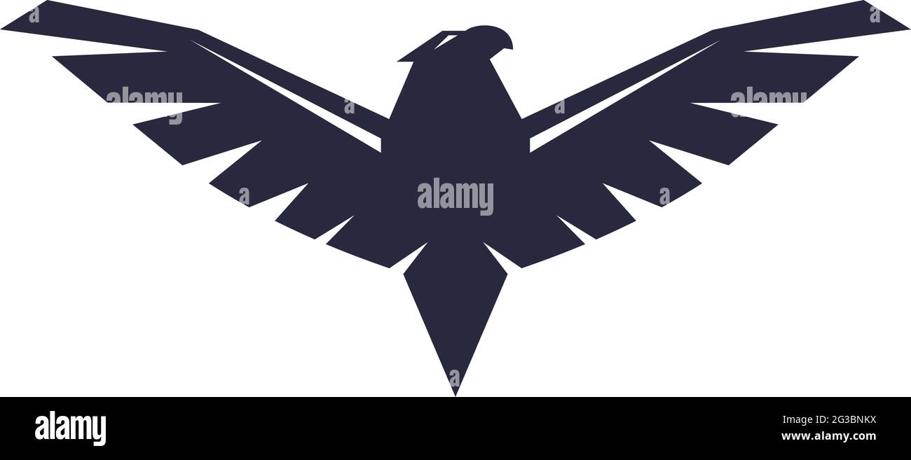 hawk bird emblem Stock Vector Image & Art - Alamy