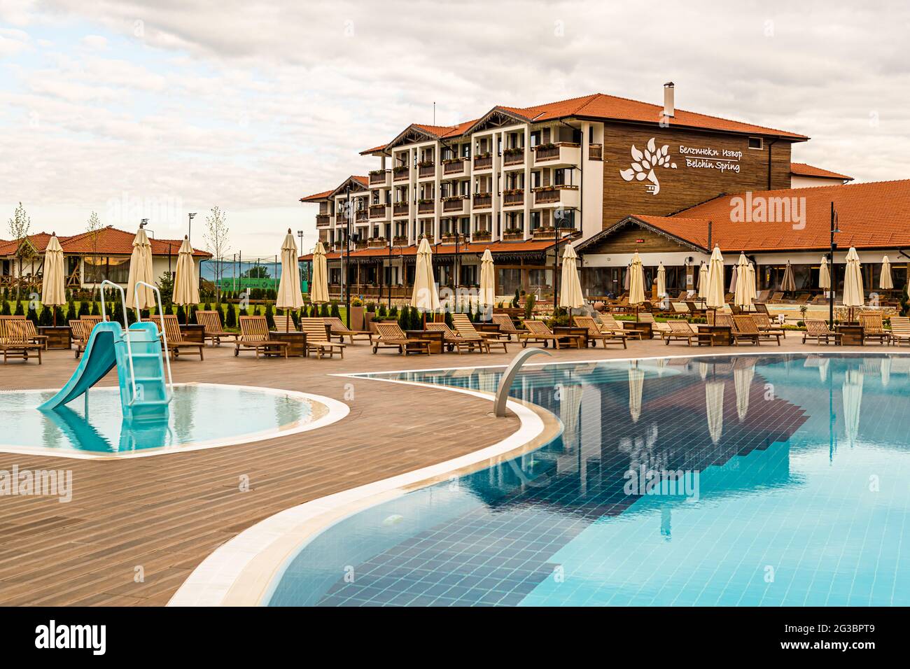 Belchin Spring Hotel with its thermal springs in Samokov, Bulgaria ...