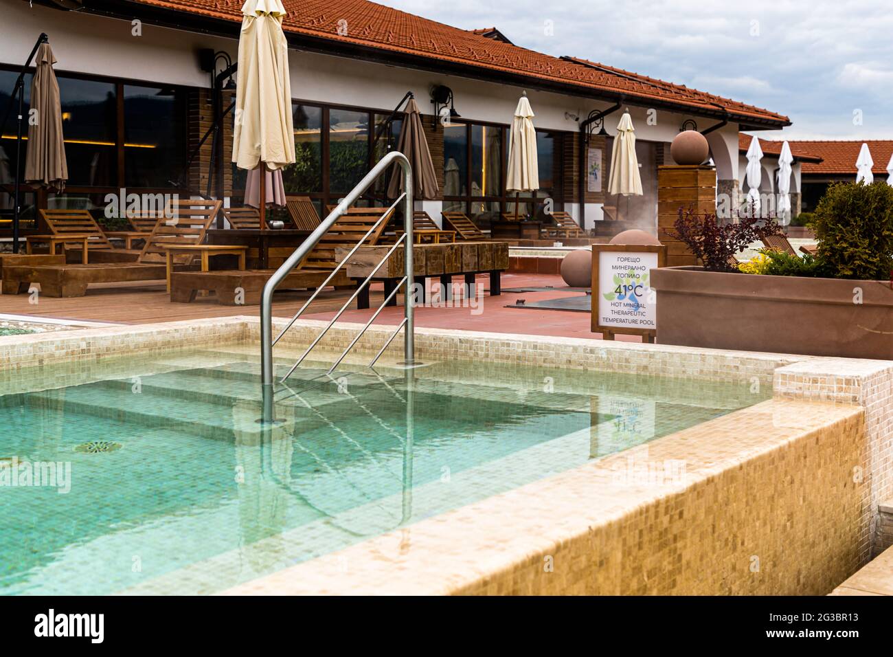 Belchin Spring Hotel with its thermal springs in Samokov, Bulgaria ...