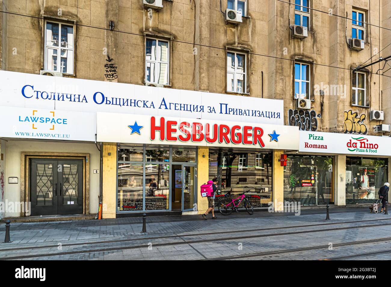 Fast food business in Sofia, Bulgaria Stock Photo - Alamy