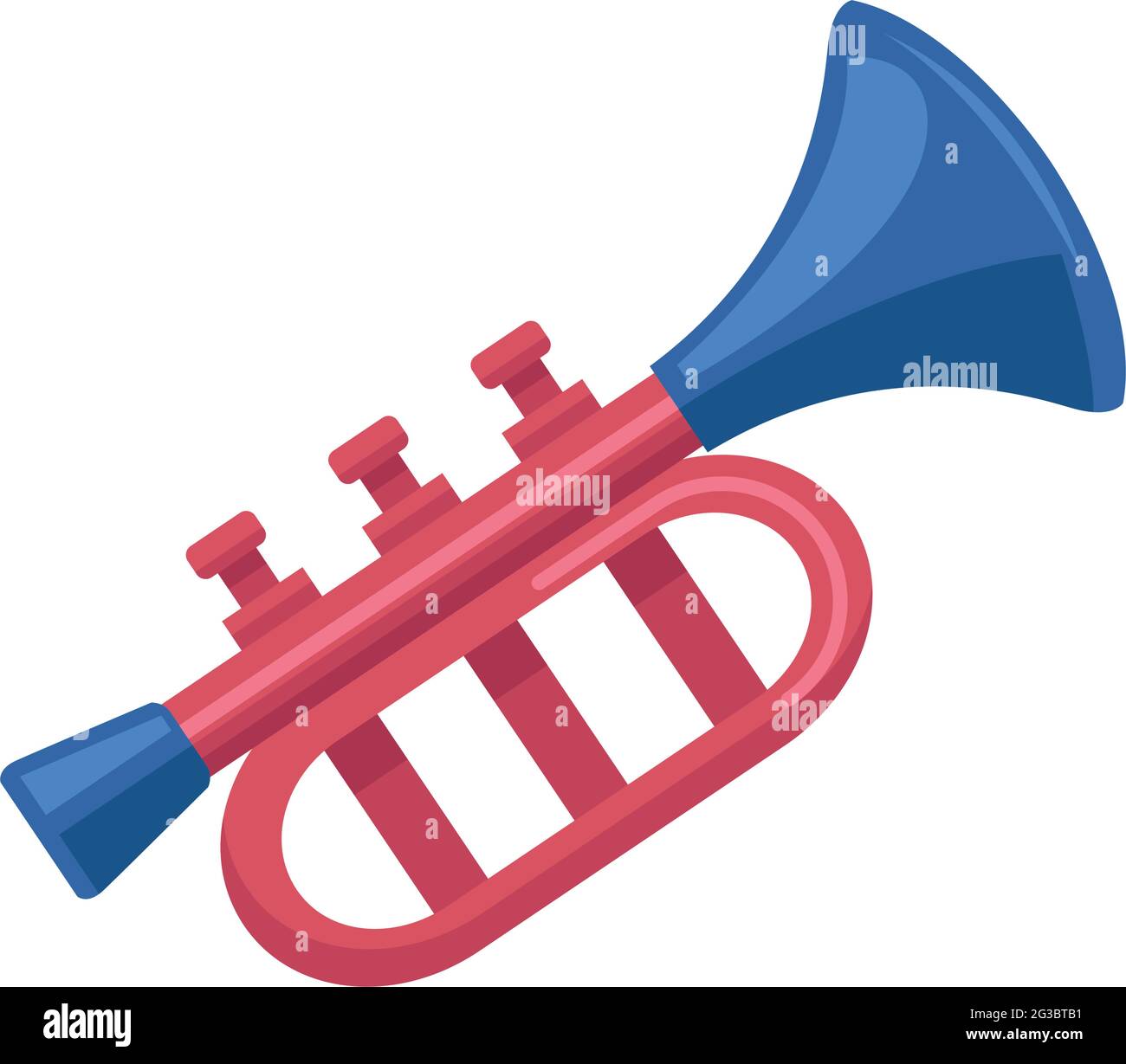trumpet little toy Stock Vector Image & Art - Alamy