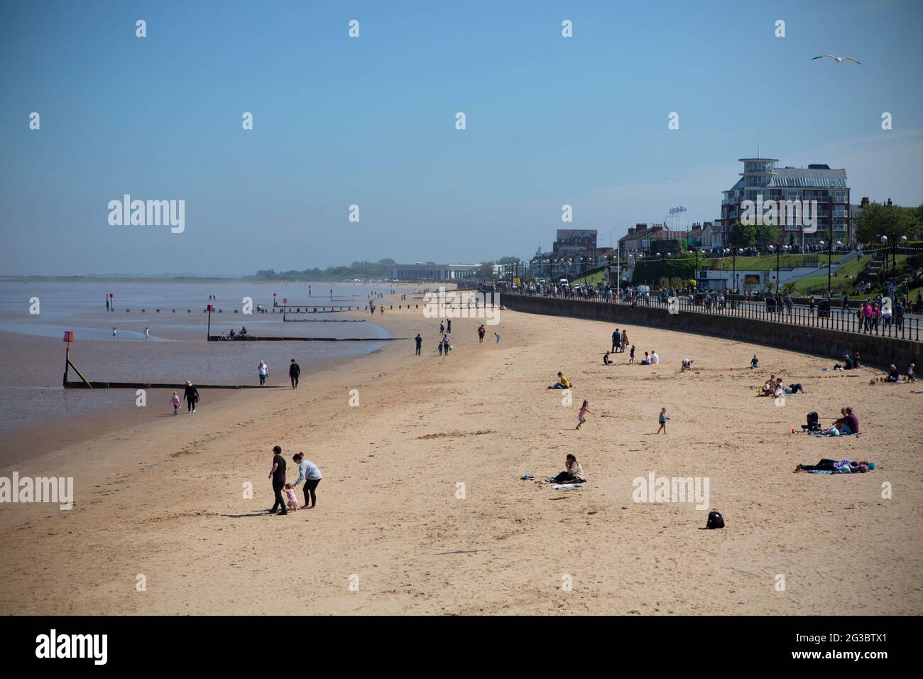Cleethorpes beach in North Lincolnshire Stock Photo - Alamy