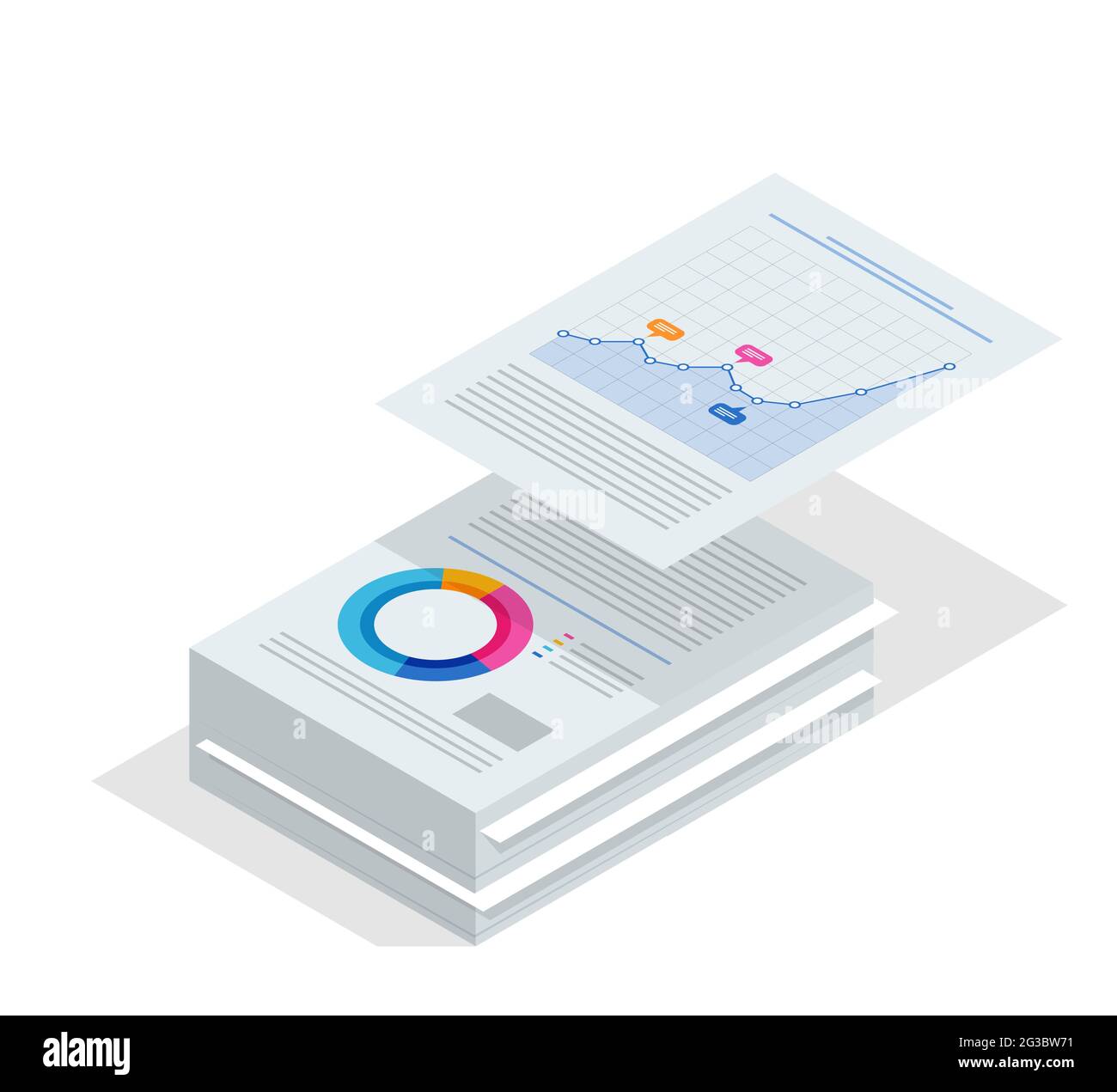 Bureaucracy concept Stock Vector Images - Alamy