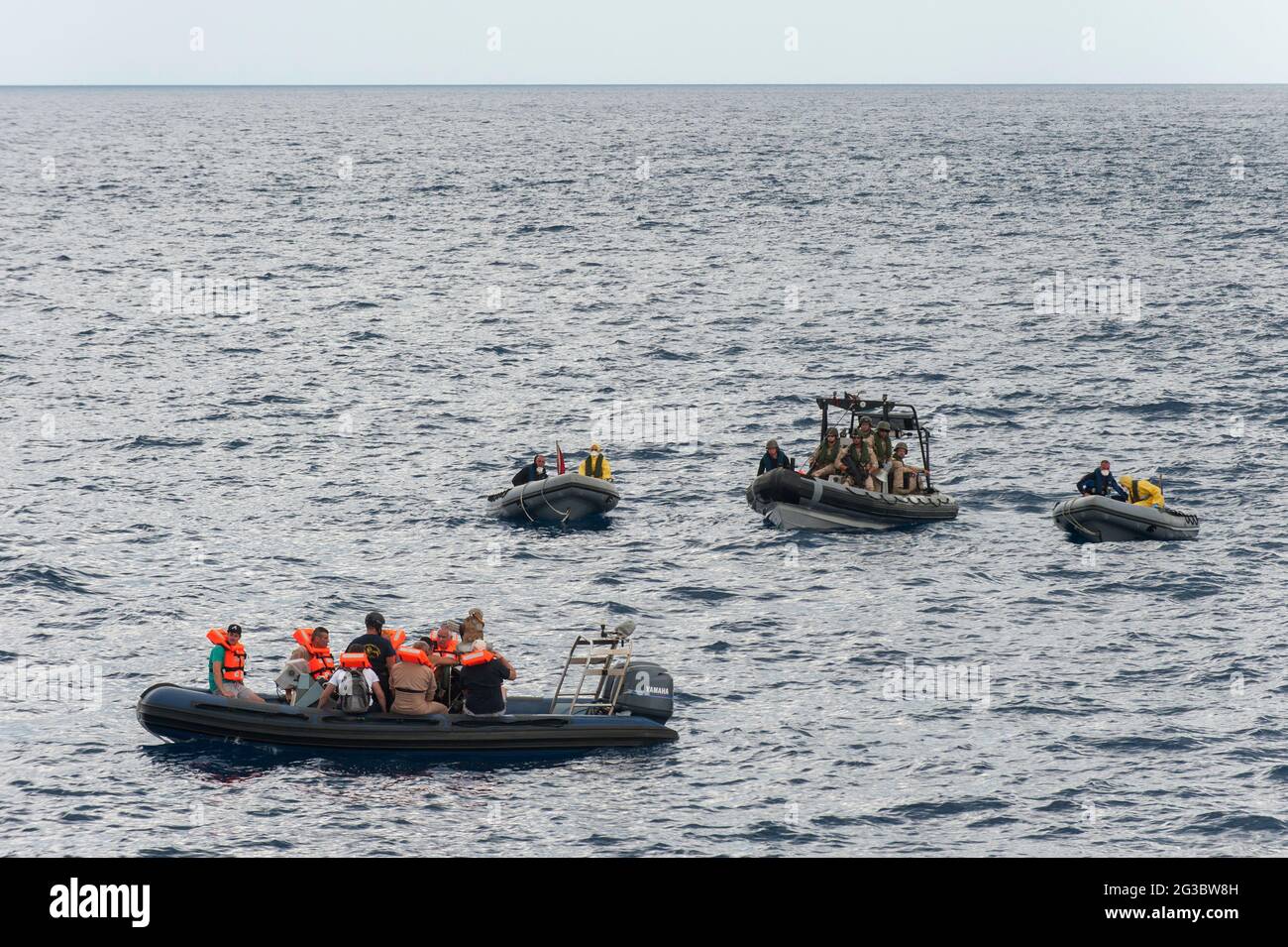 Patrol on board of the Belgian vessel Godetia, currently deployed in ...