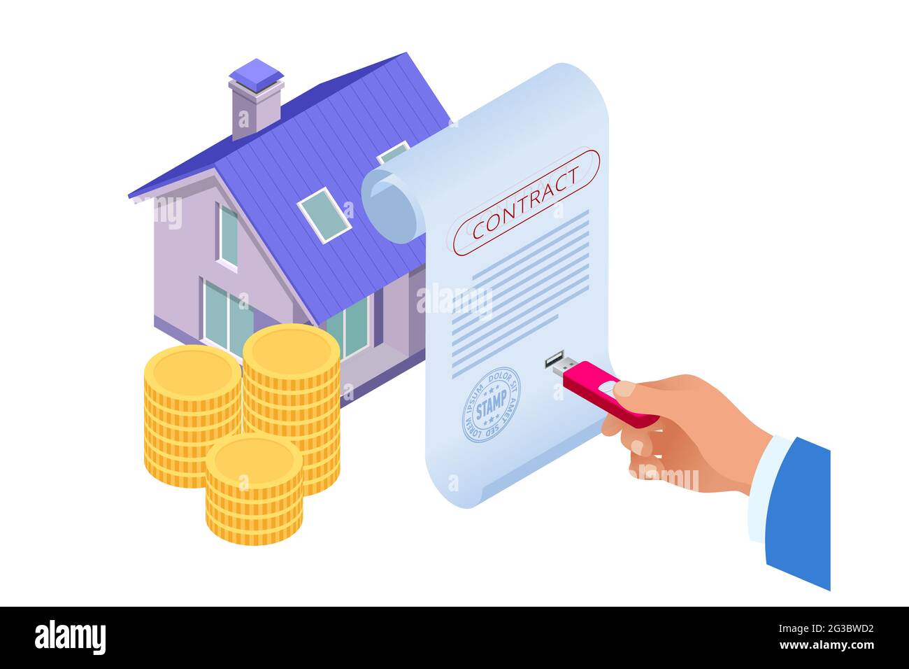 Property sale agreement Cut Out Stock Images & Pictures - Alamy