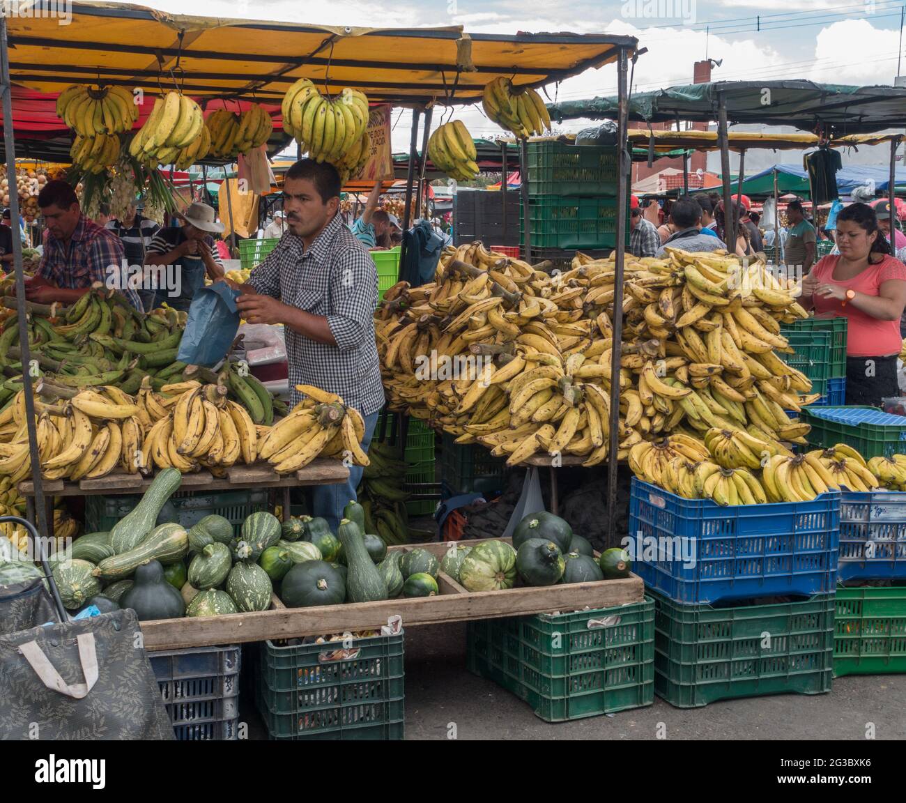 Farmers market in Zapote, Costa Rica Stock Photo - Alamy