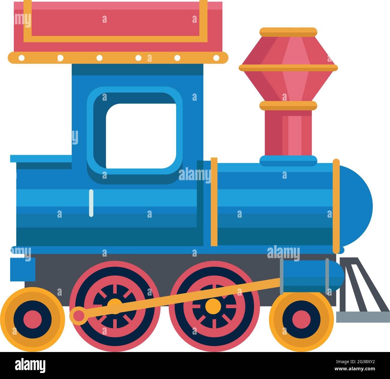 Playing toy train Stock Vector Images - Alamy