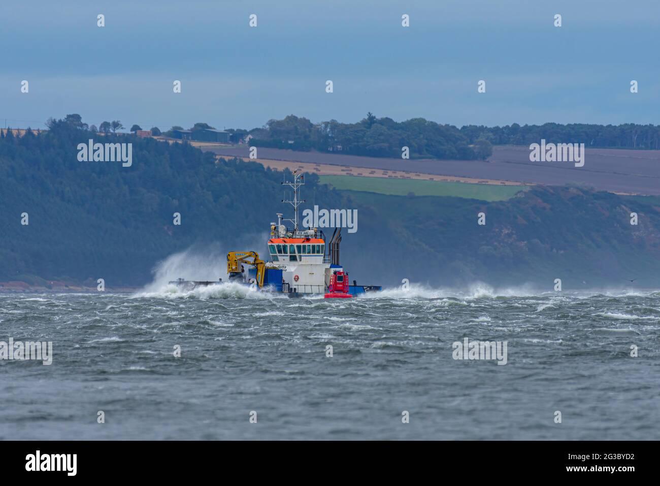 Ship in storm Stock Photo - Alamy