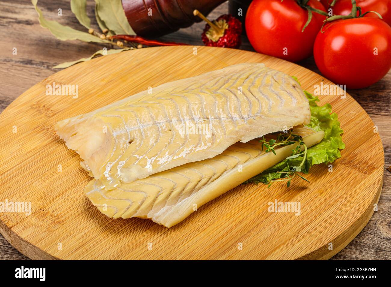 Raw cod fish fillet for cooking Stock Photo - Alamy