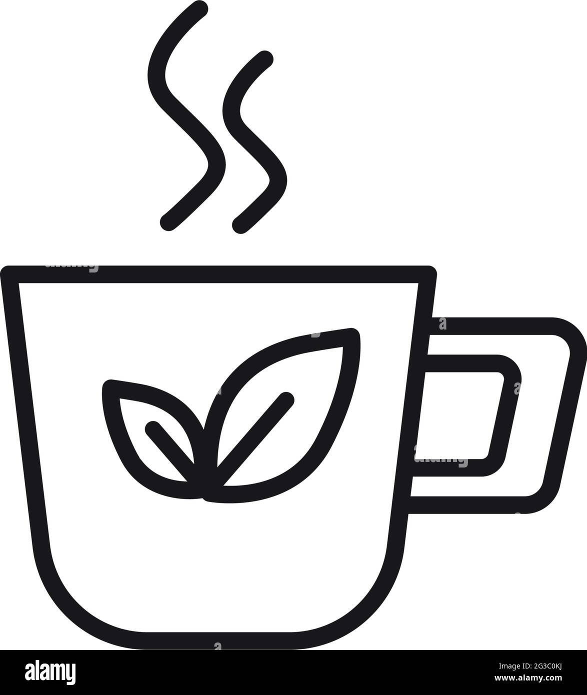 Tea cup icon illustration vector Stock Vector Image & Art - Alamy