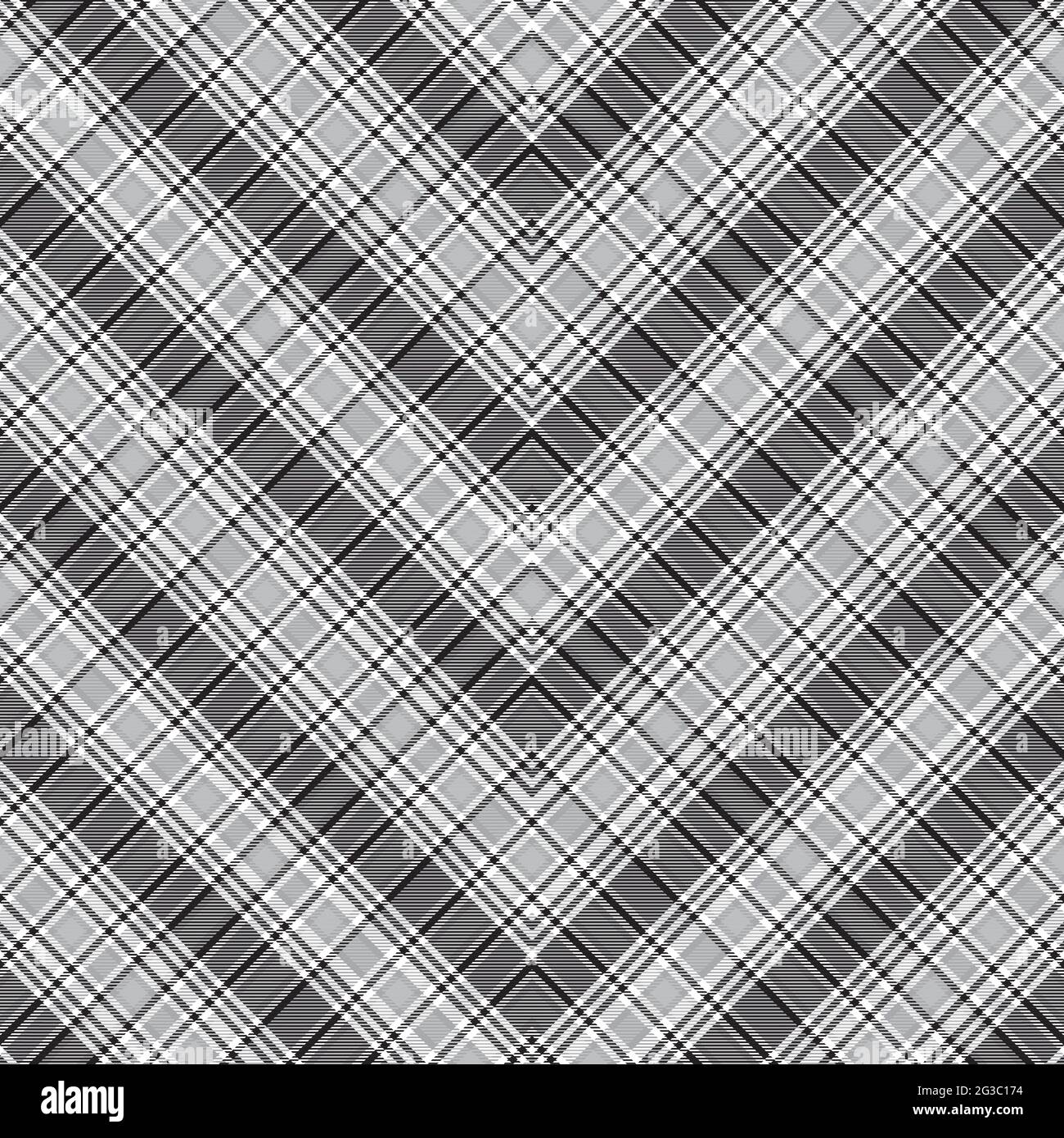 Chevron Plaid Tartan textured Seamless pattern design suitable for ...