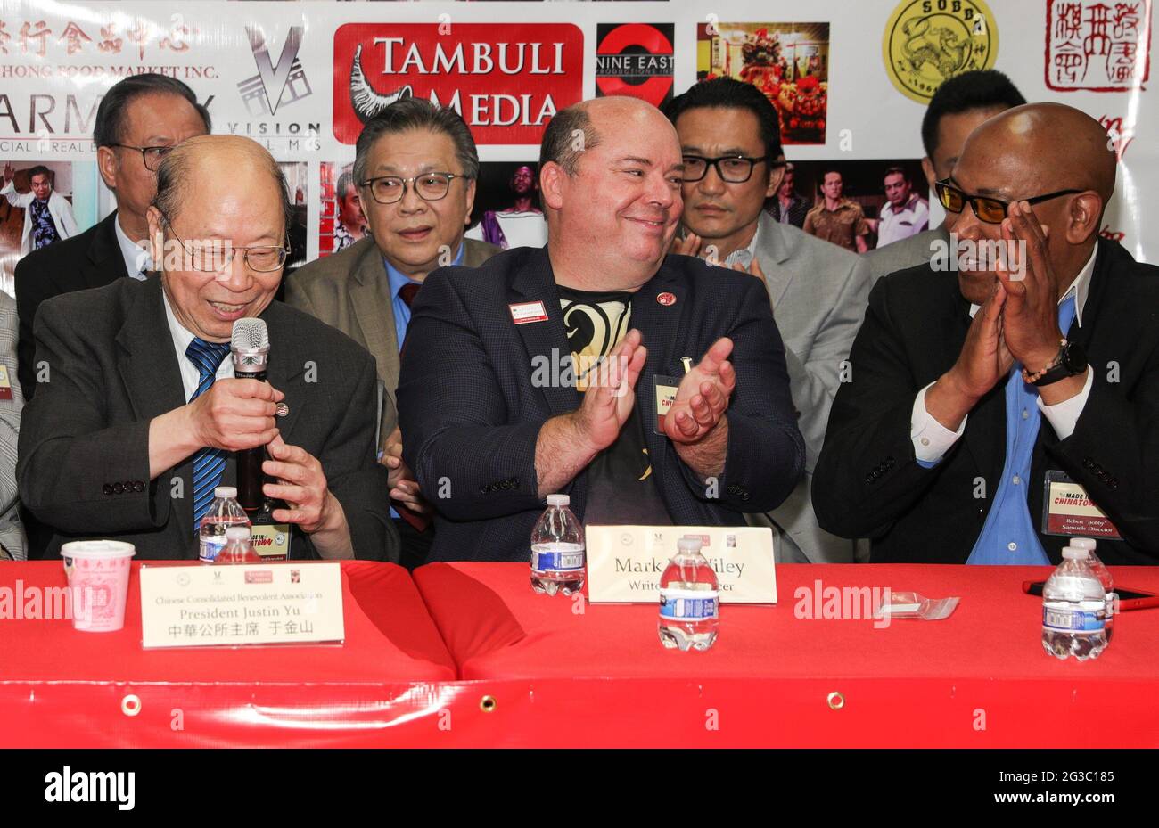 New York, NY, USA. 12th June, 2021. Justin Yu, Mark V. Wiley, Robert ...