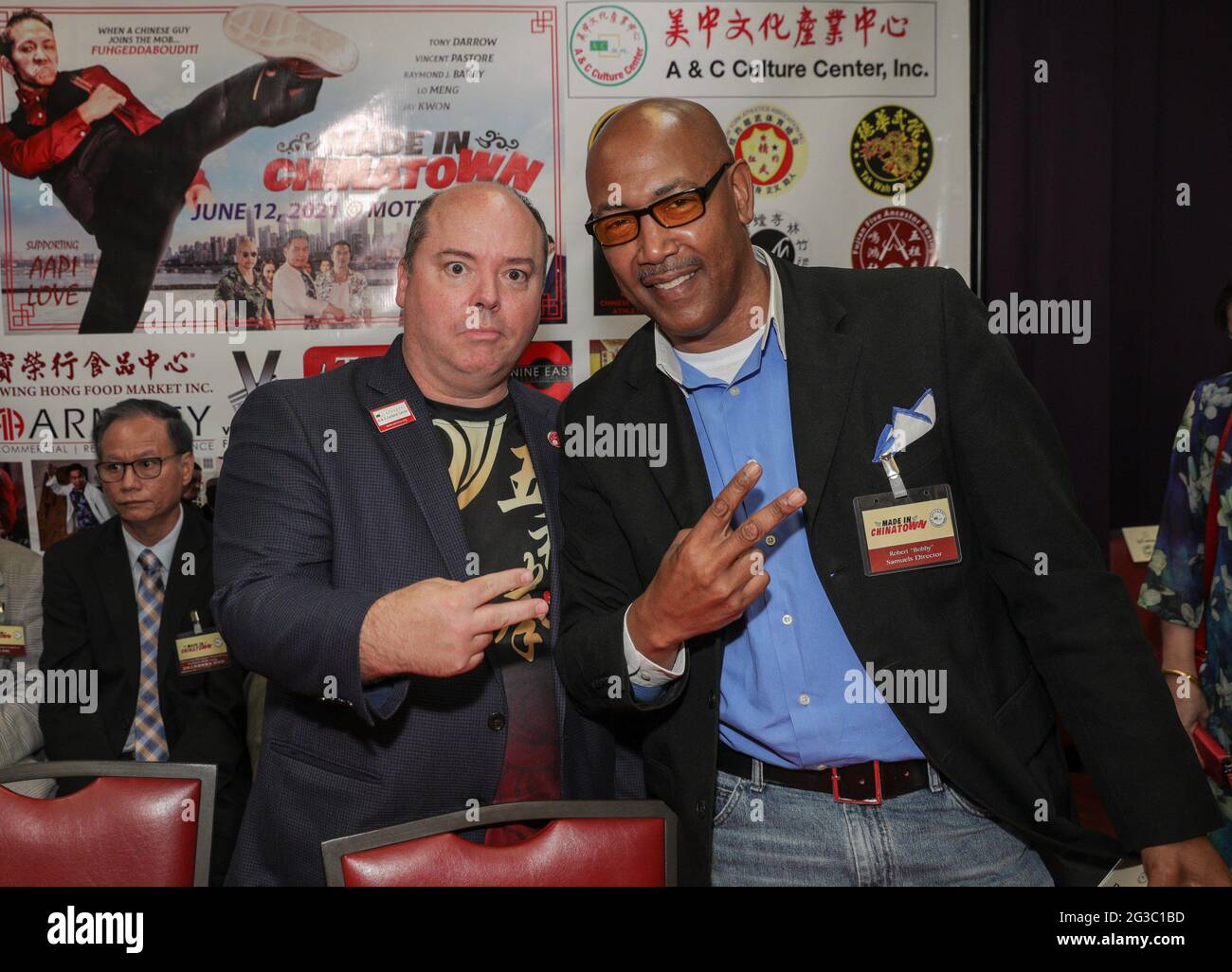 New York, NY, USA. 12th June, 2021. Mark V. Wiley, Robert Samuels in ...