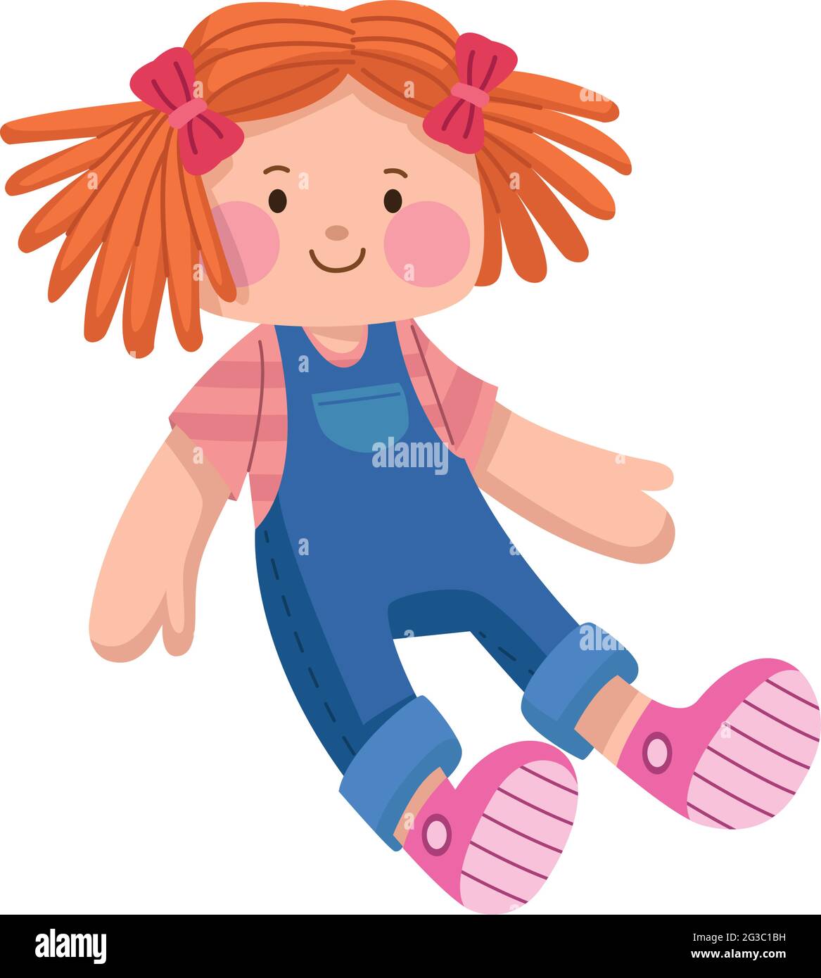 doll little toy Stock Vector Image & Art - Alamy