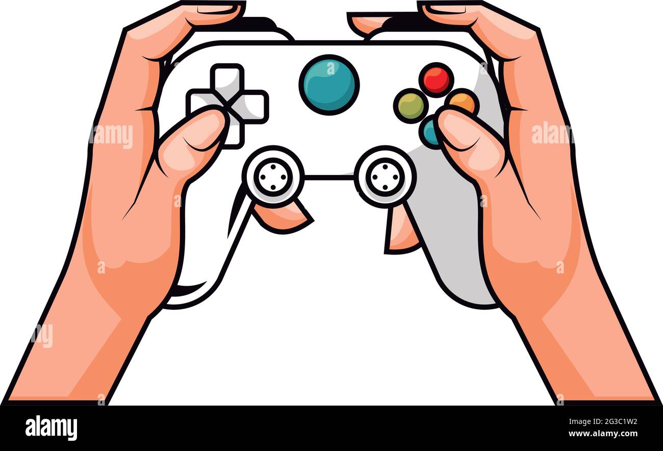 hands using classic control Stock Vector Image & Art - Alamy