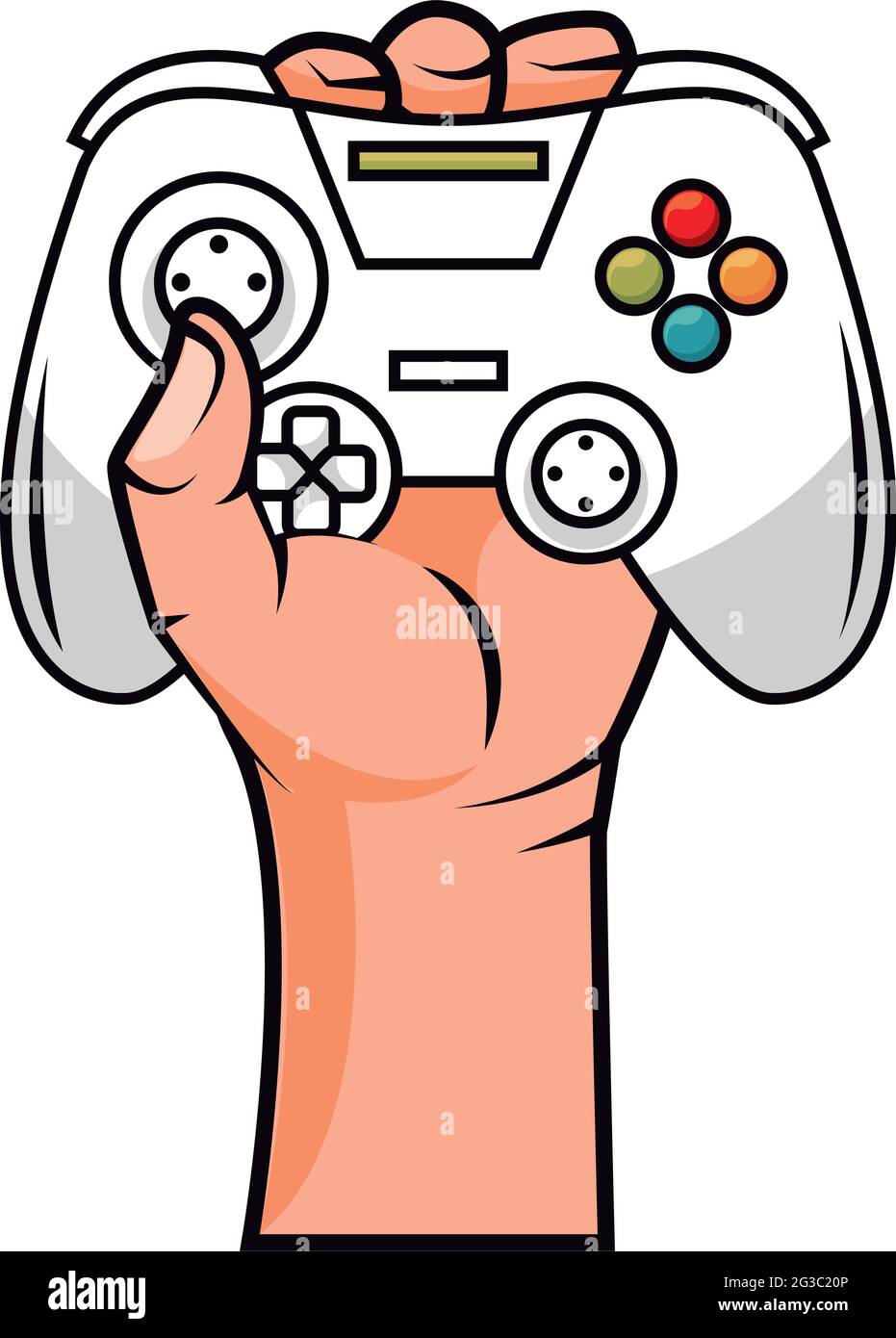 ergonomic video game control Stock Vector Image & Art - Alamy