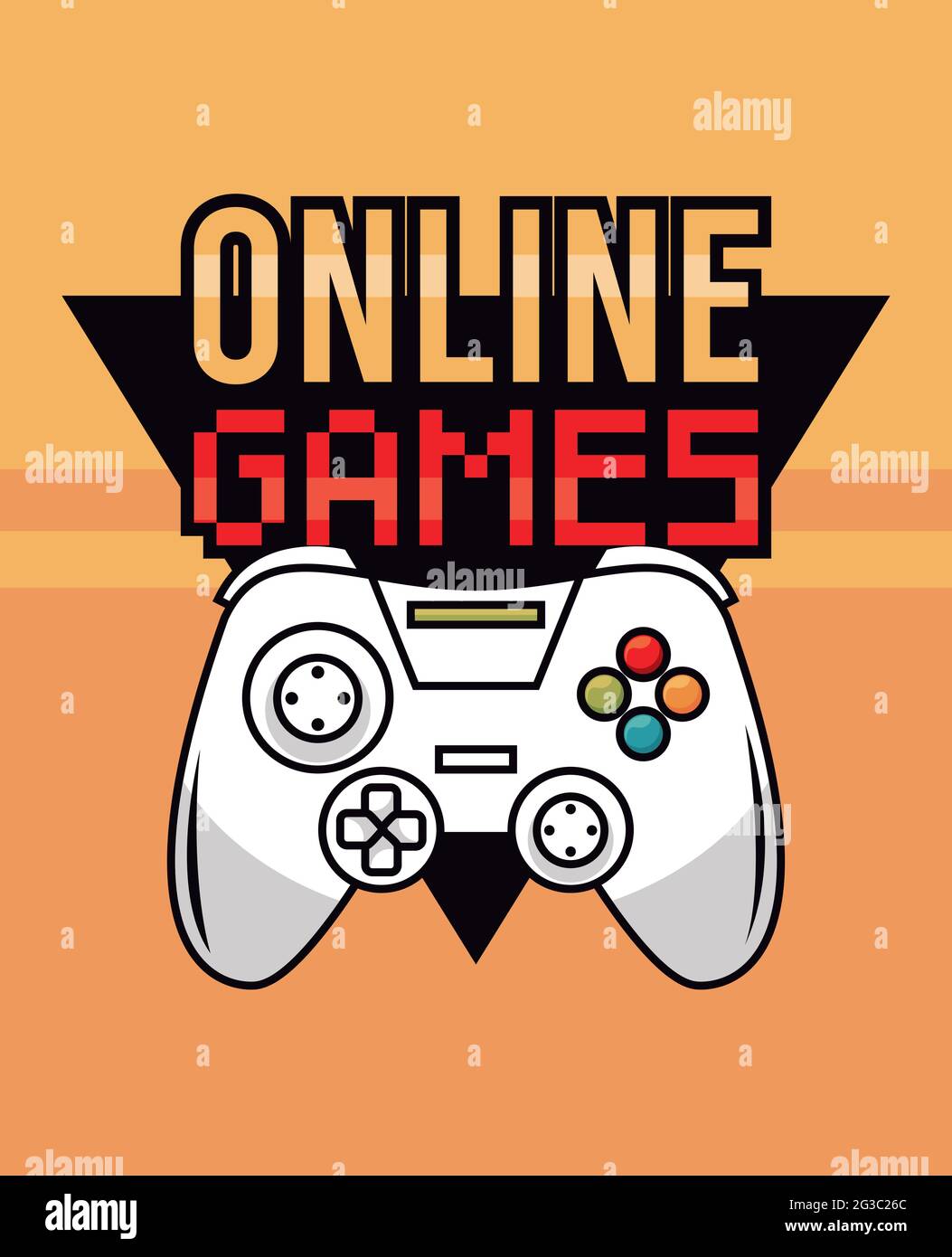 online video game Stock Vector Image & Art - Alamy