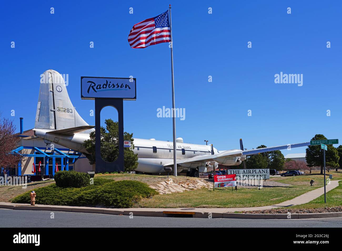 COLORADO SPRINGS, CO- 10 APR 2021- View of the Airplane Restaurant in ...