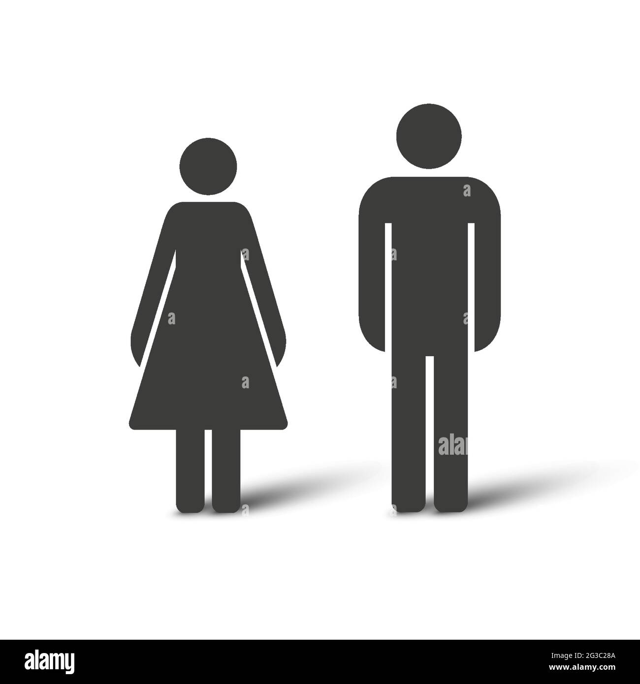 Stick Figure Woman And Man
