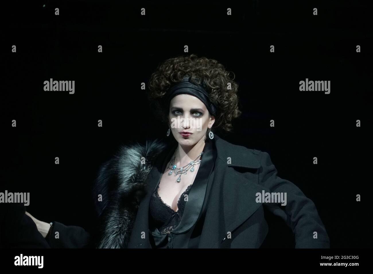 June 7, 2021. - Russia, Moscow. - Moscow Oleg Tabakov Theatre, Stage on ...