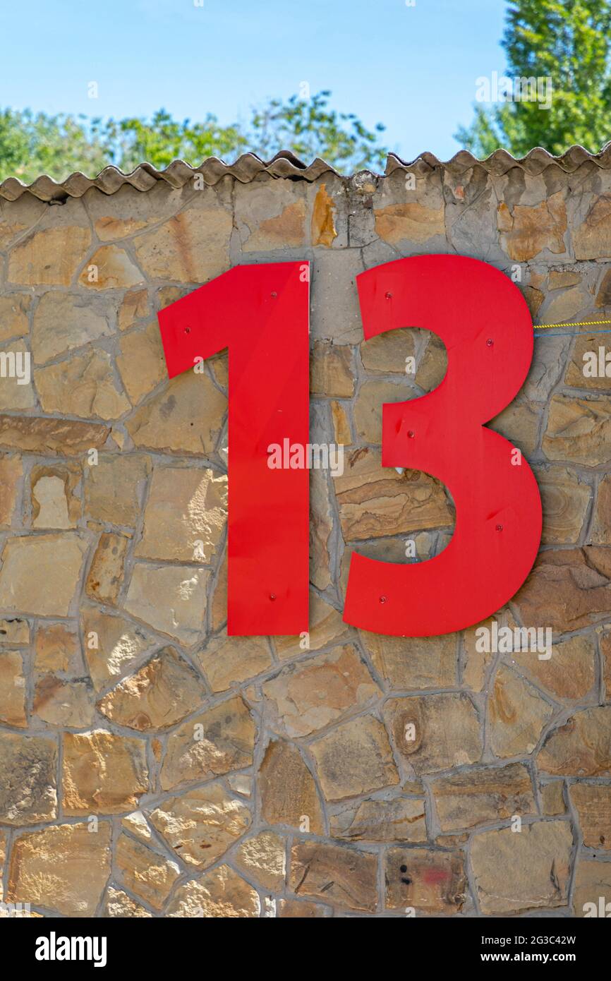 Number 13 building hi-res stock photography and images - Alamy