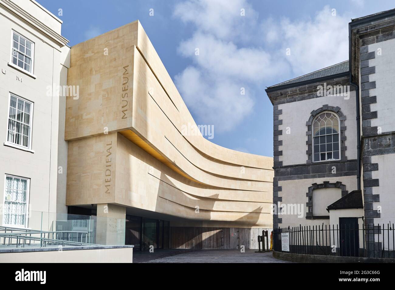 WATERFORD - IRELAND - MAY 21-2021 original medieval museum in the city ...