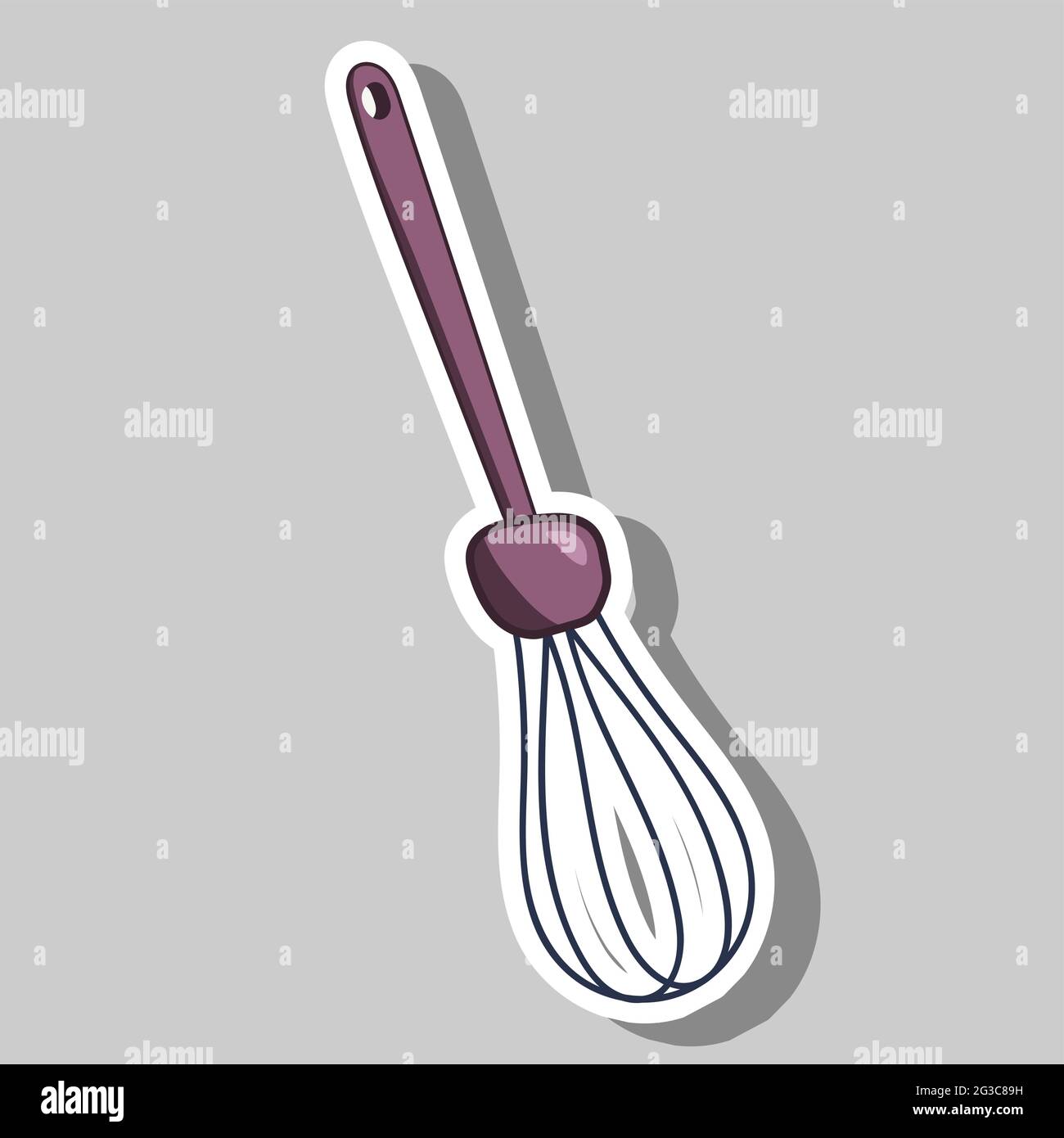Whisk sticker hi-res stock photography and images - Alamy