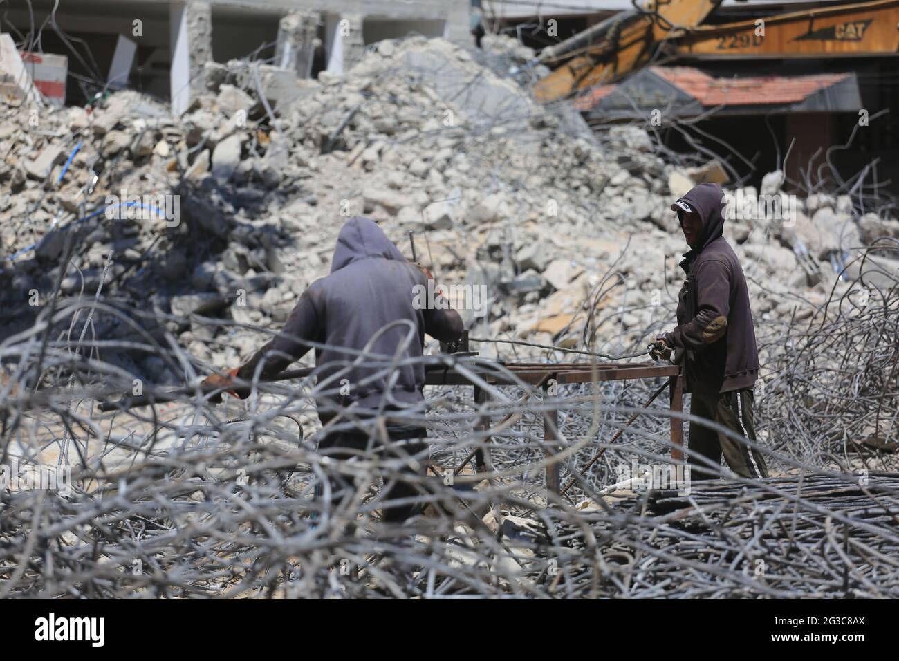 Gaza city, The Gaza Strip, Palestine. 15th June, 2021. Palestinian ...