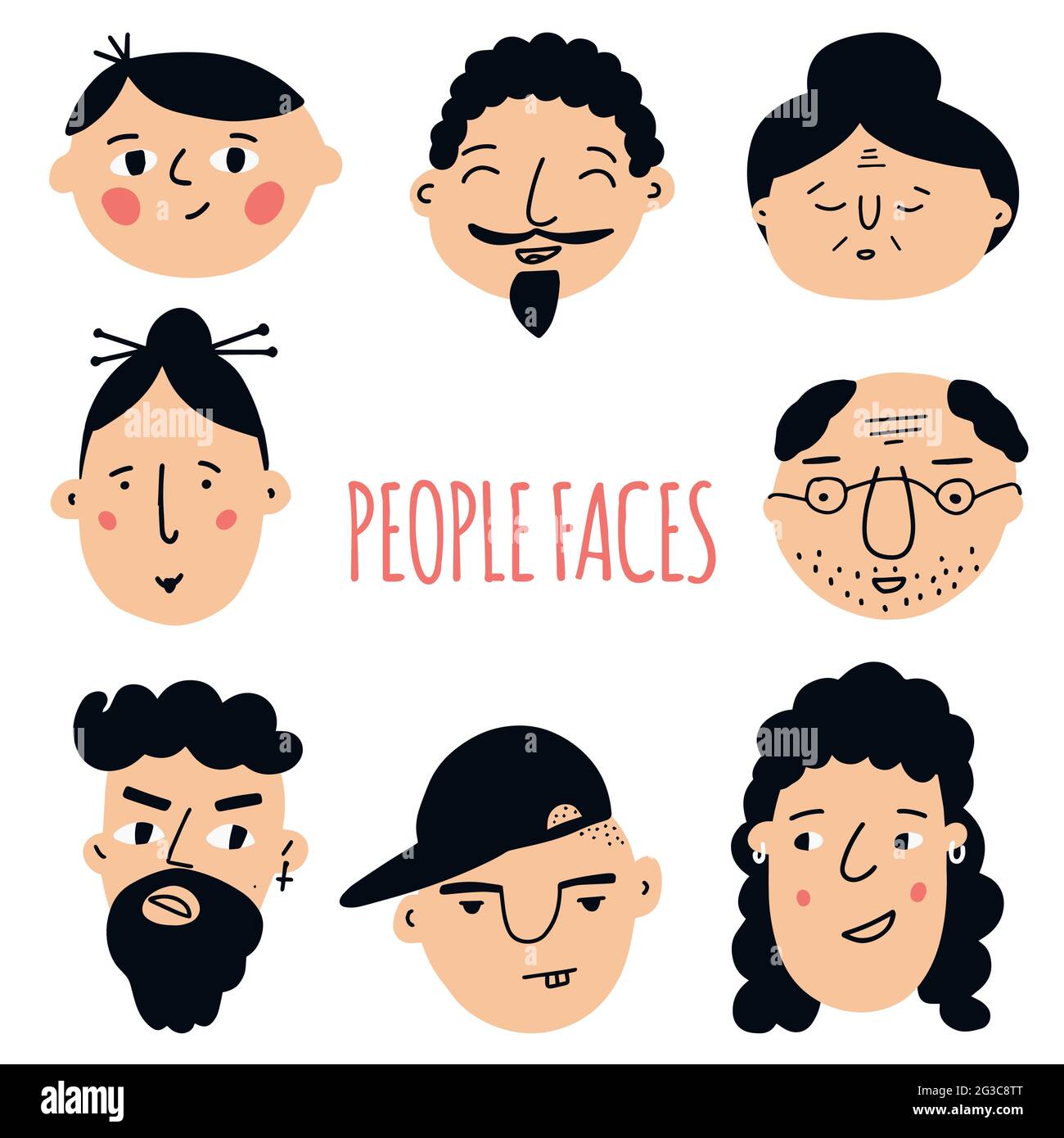 Cartoon Faces Of Men